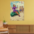 Vintage Italian Girl Poster | Zazzle