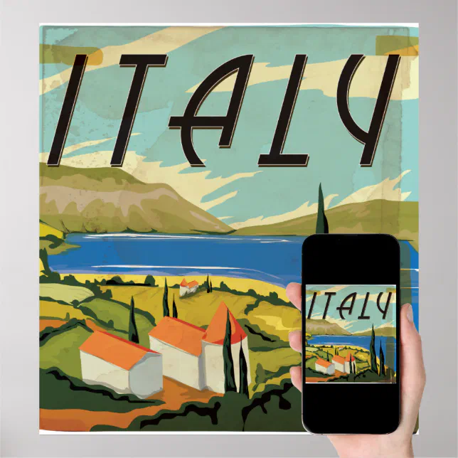 Vintage Italian Poster | Zazzle