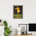 Vintage Italian Raincoat Advertisement Poster | Zazzle