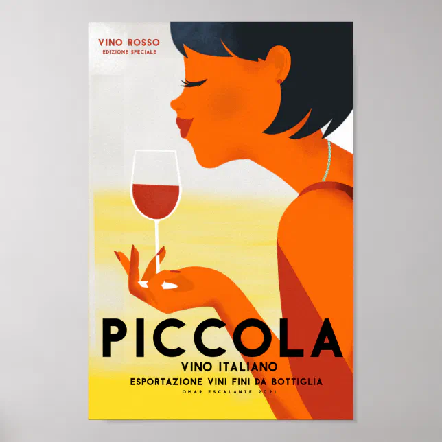 vintage italian wine, vintage italy poster, poster | Zazzle