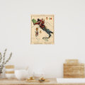 Vintage Italy Map Poster | Zazzle