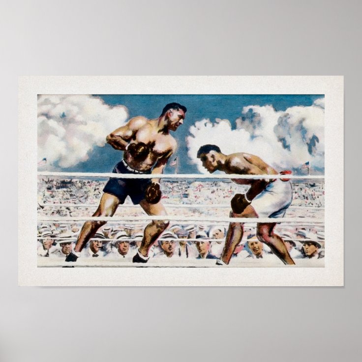 Vintage Jack Dempsey vs Jess Willard 1919 Poster | Zazzle