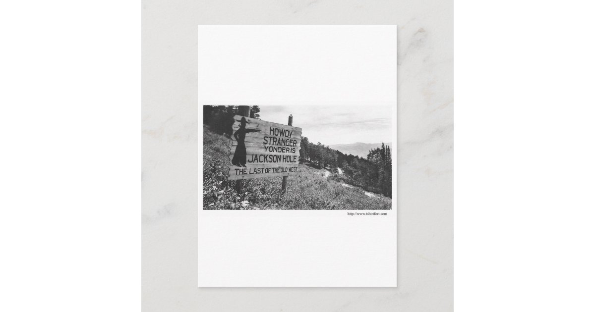 Vintage Jackson Hole Postcard | Zazzle