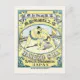 Vintage Japan Silk Advertising Label Sumo Wrestler Postcard | Zazzle