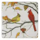 Vintage Japanese Drawing, Cardinals on a Branch Trivet | Zazzle