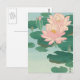 Vintage Japanese Fine Art: Flowering Water Lilies Postcard | Zazzle