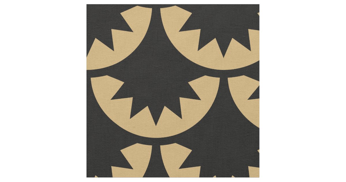 Vintage Japanese Koi Fish Scales Pattern Fabric | Zazzle