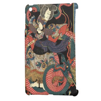 Vintage Japanese Red Dragon Case For The iPad Mini | Zazzle