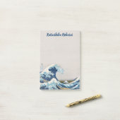Vintage Japanese Style Personalized Great Wave Post-it Notes | Zazzle