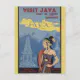 Vintage Java Indonesia Travel Postcard | Zazzle