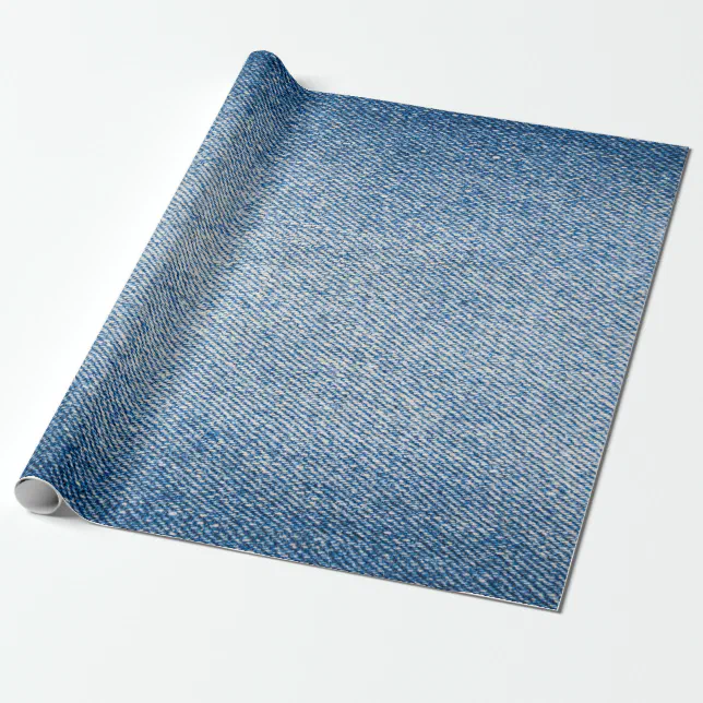 Vintage Jean Denim Cloth Style 2 Wrapping Paper | Zazzle