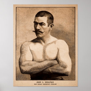 John L Sullivan Drawing