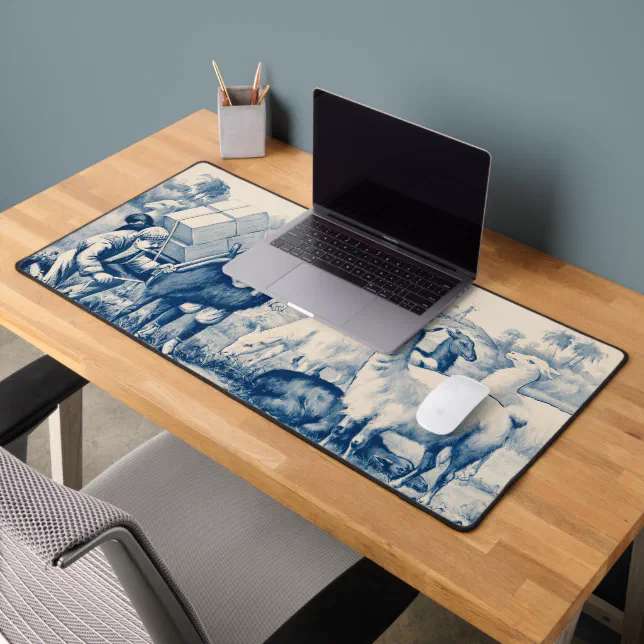 Vintage John Robinson Circus Poster Desk Mat | Zazzle