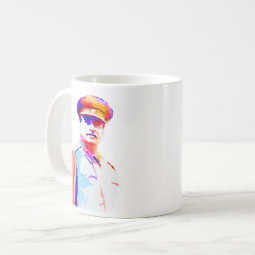 Vintage Joseph Stalin WW2 Russia Dictator Colorful Coffee Mug | Zazzle