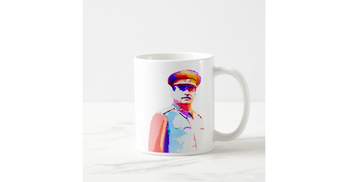 Vintage Joseph Stalin WW2 Russia Dictator Colorful Coffee Mug | Zazzle