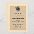 Vintage Journalism Graduation Invitation | Zazzle