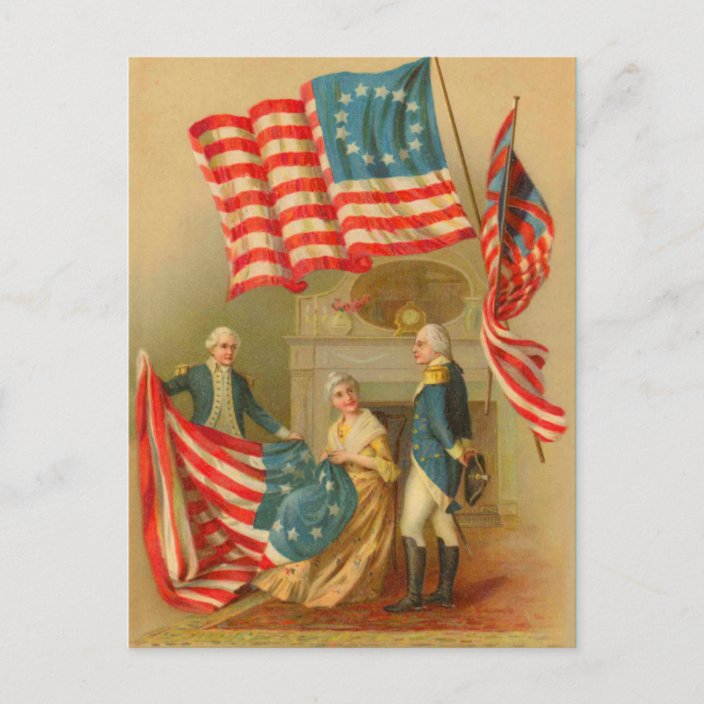 Vintage July 4th Postcard | Zazzle.com