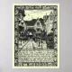 Vintage Kelmscott Manor by William Morris Poster | Zazzle