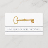 Vintage Key | Home Inspection Business Card | Zazzle