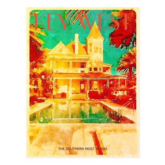 Vintage Key West Travel postcard | Zazzle.com