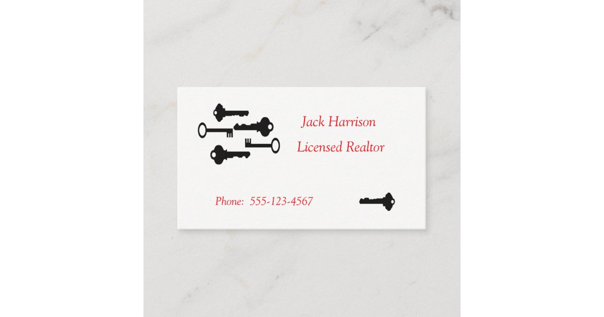 Vintage Keys Business Card | Zazzle