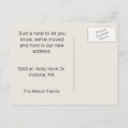 Vintage Keys Change of Address Post Card | Zazzle