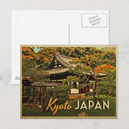 Vintage Kyoto Japan Postcard | Zazzle