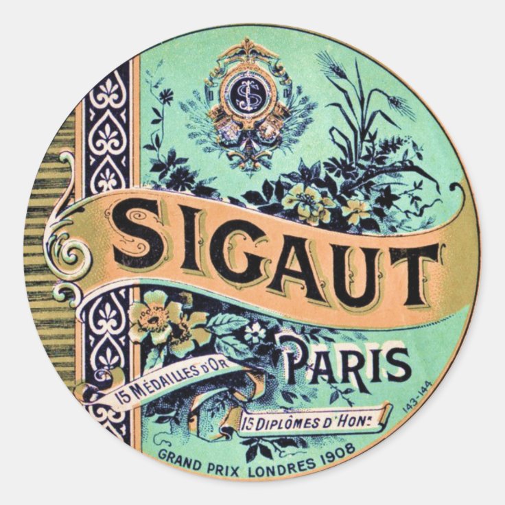 Vintage Label Sticker | Zazzle
