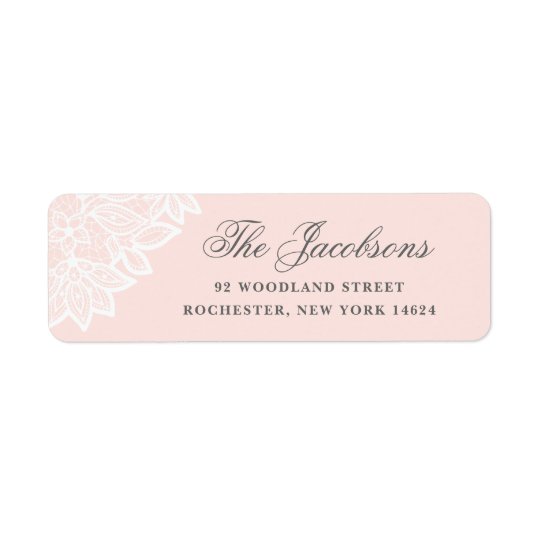 Vintage lace return address labels | Zazzle.com