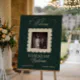Vintage Lace Stripes Old Money Photo Welcome Sign | Zazzle