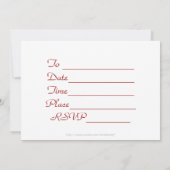 Vintage Lady In Red Hat Invitation | Zazzle
