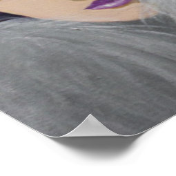 VINTAGE LADY POSTER | Zazzle