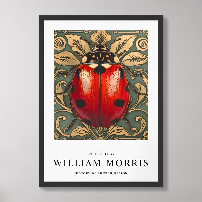 ladybug framed art