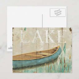 Vintage Lake Postcard | Zazzle