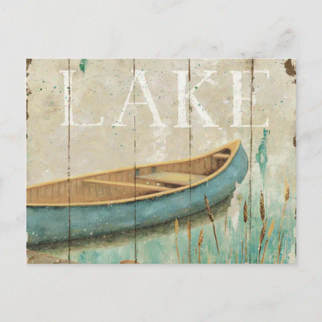 Vintage Lake Postcard | Zazzle