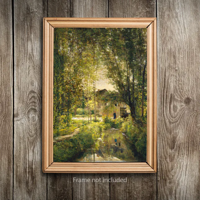 Vintage Landscape, Country House Poster | Zazzle
