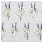 Lavender Flowers Fabric | Zazzle.com