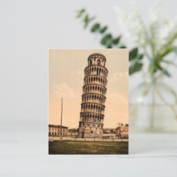 Vintage Leaning Tower of Pisa Postcard | Zazzle