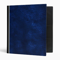 Vintage leather blue binder | Zazzle