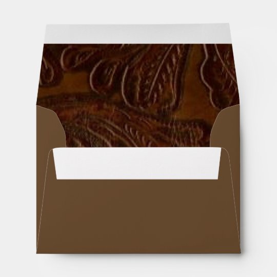 vintage leather cowboy boots country wedding envelope | Zazzle.com