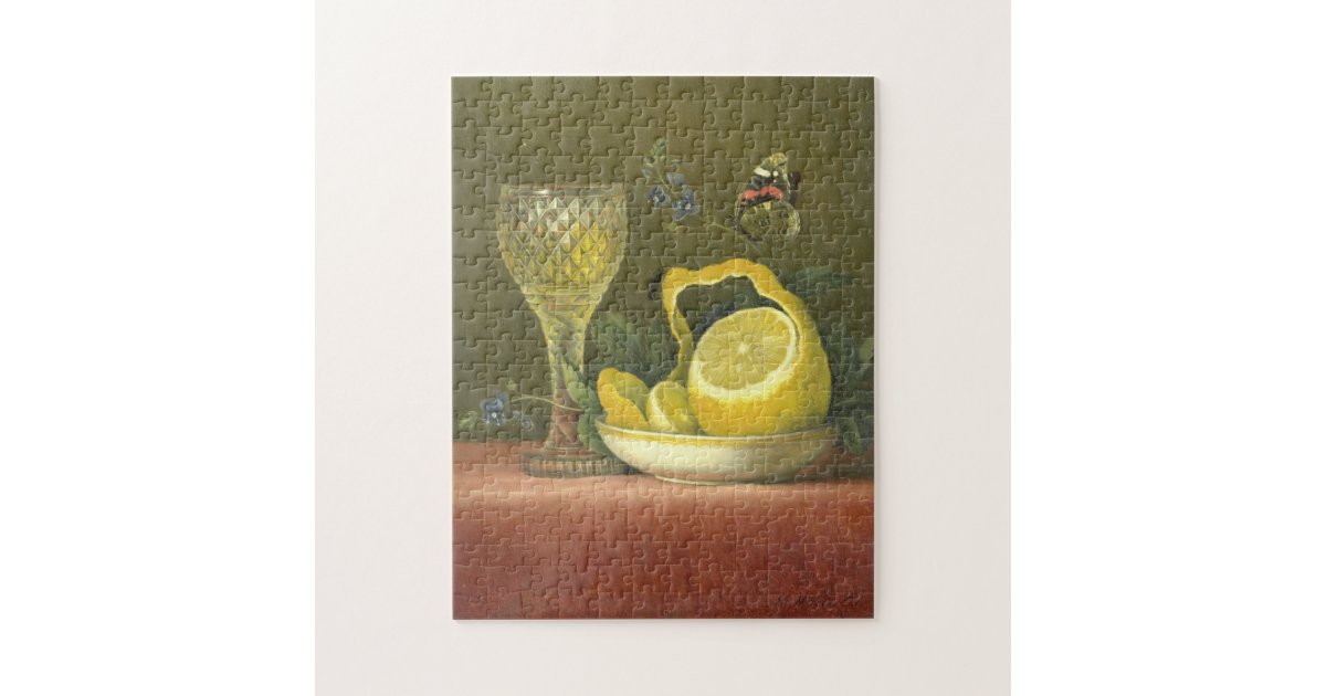 Vintage Lemonade Still Life Jigsaw Puzzle | Zazzle