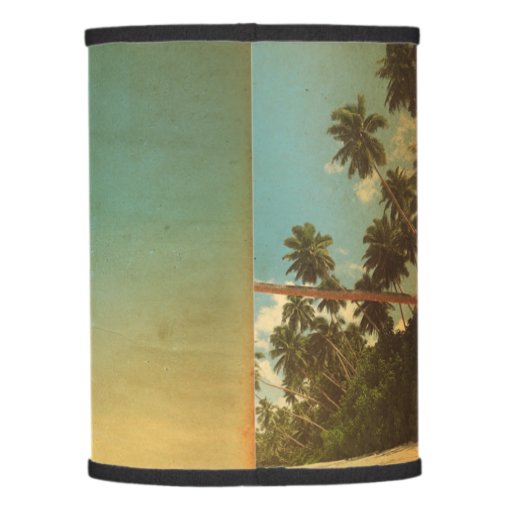 Vintage Leopard Palm Tree Beach Lamp Shade | Zazzle