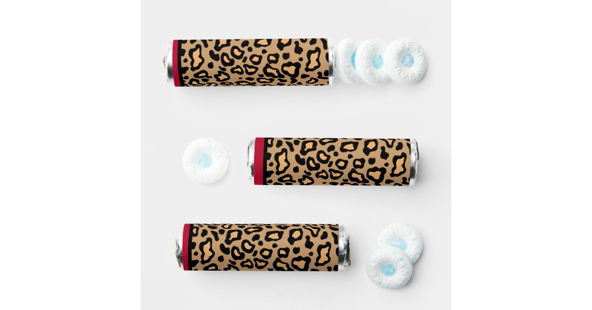 Vintage Leopard Print Mints | Zazzle