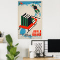 Vintage Library Poster | Zazzle