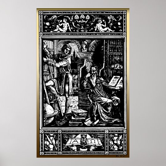 Vintage Library Poster | Zazzle.com