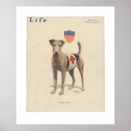 Vintage Life Magazine Cover Poster May, 1917 | Zazzle.com