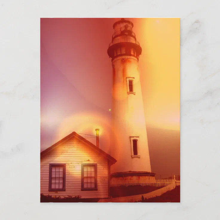 Vintage Lighthouse Postcard | Zazzle