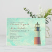 Vintage Lighthouse Wedding Invitations | Zazzle