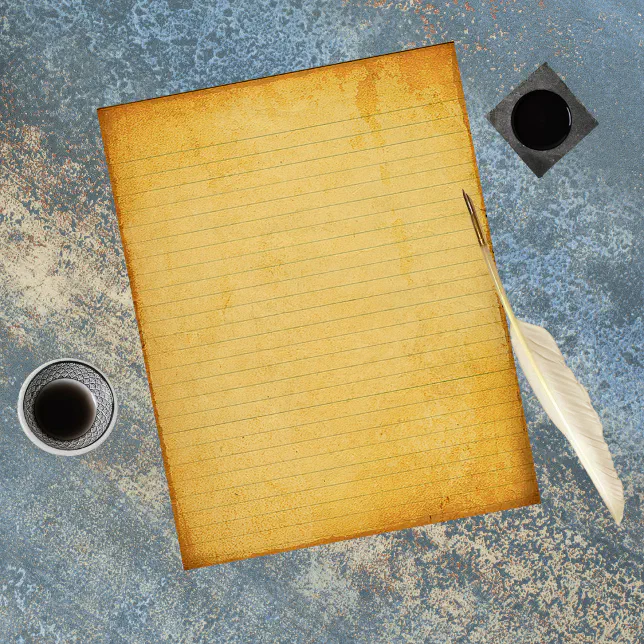 Vintage Lined Writing Paper | Zazzle