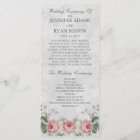 Wedding Program Rustic Linen | Zazzle.com